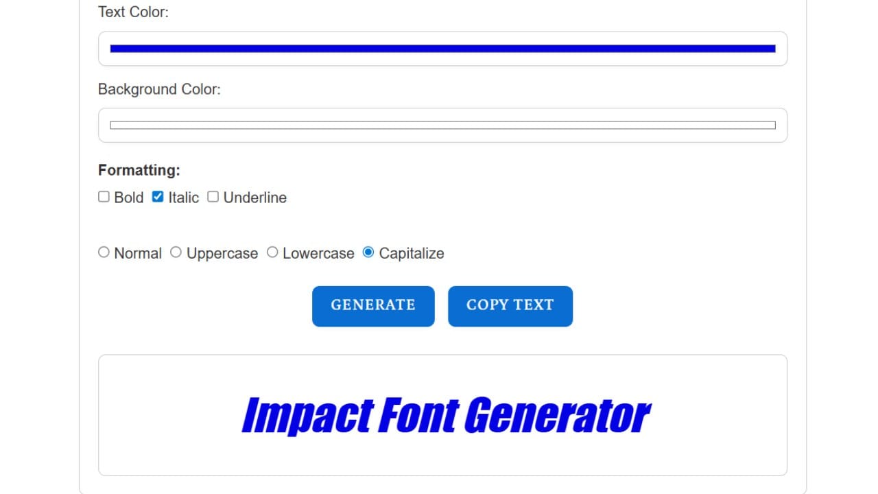 Impact Font Generator: Create Meme Impact Text